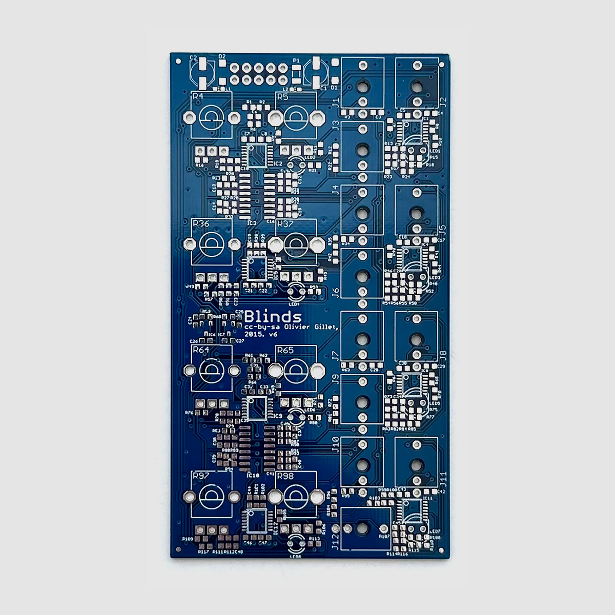 Mutable Instruments Blinds PCB – Oddvolt - Eurorack Panels, PCBs and ...