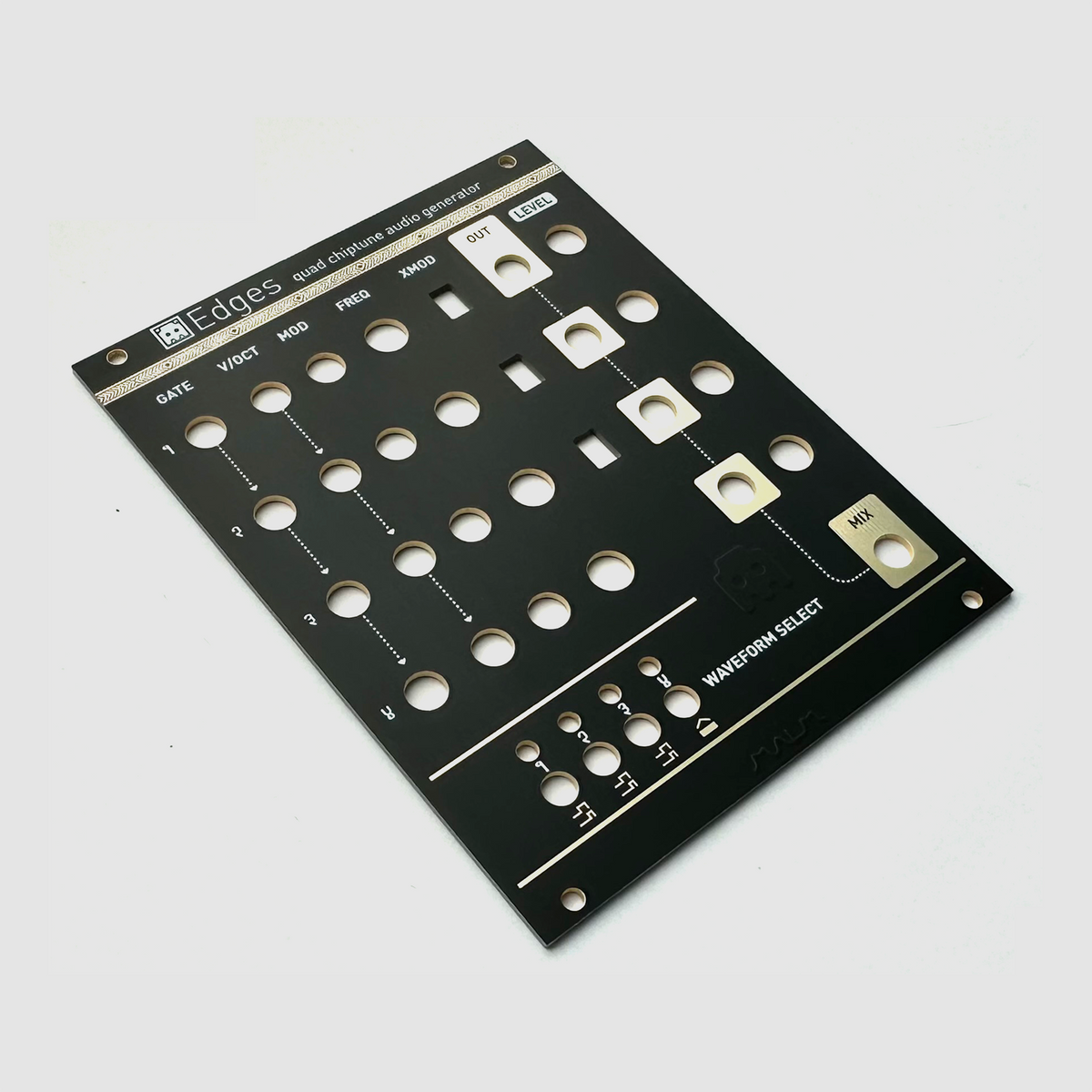 Black panel for Mutable Instruments Edges – Oddvolt - Eurorack Panels ...