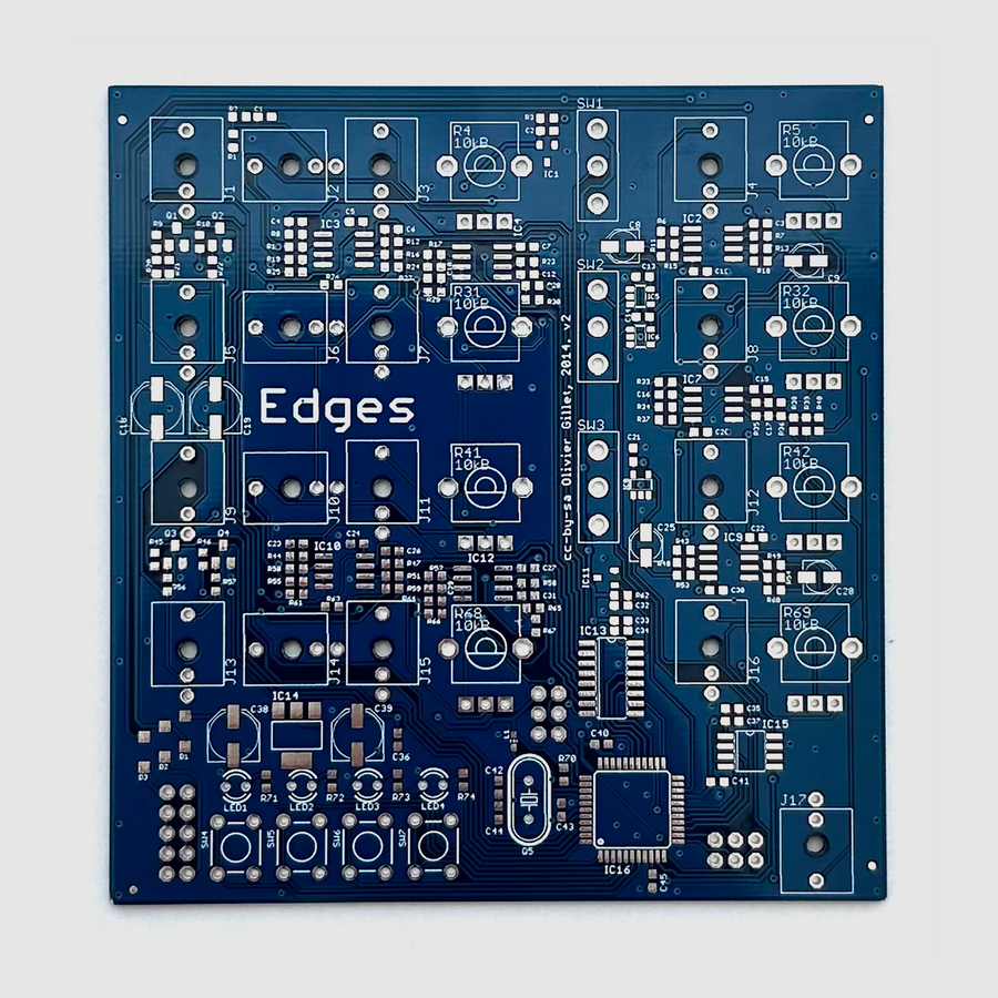 Mutable Instruments Edges PCB – Oddvolt - Eurorack Panels, PCBs and ...