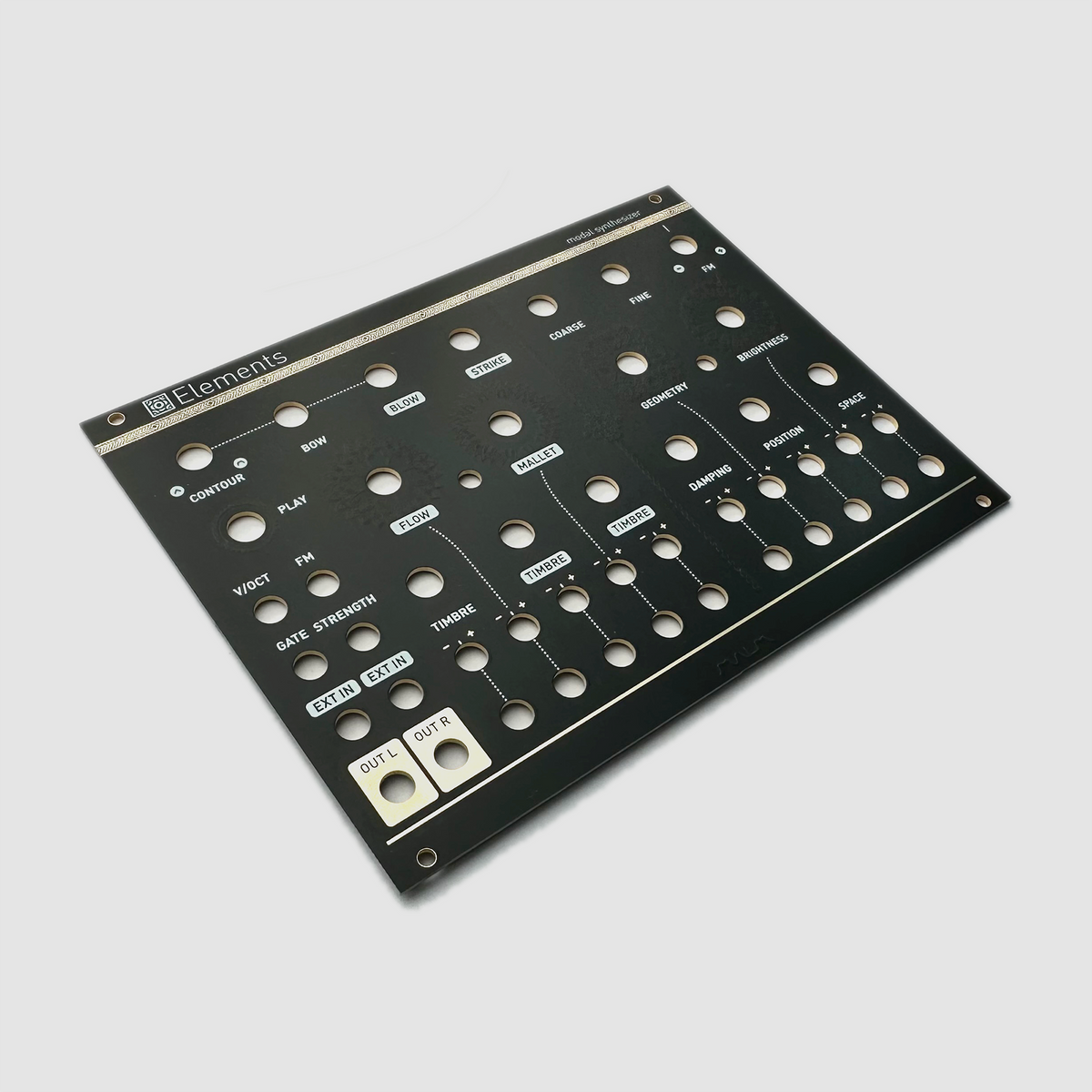 Black panel for Mutable Instruments Elements – Oddvolt - Eurorack ...
