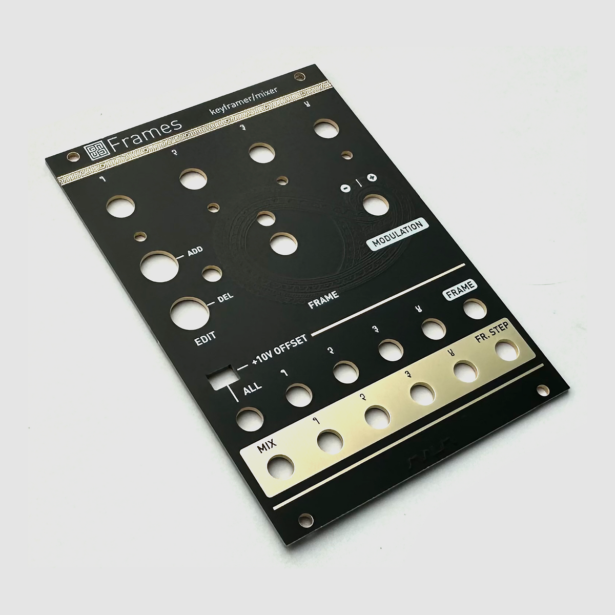 Black panel for Mutable Instruments Frames – Oddvolt - Eurorack Panels ...