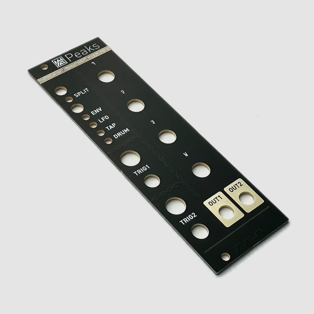 Black panel for Mutable Instruments Peaks – Oddvolt - Eurorack Panels ...
