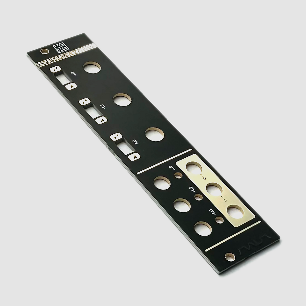 Black panel for Mutable Instruments Shades – Oddvolt - Eurorack Panels ...