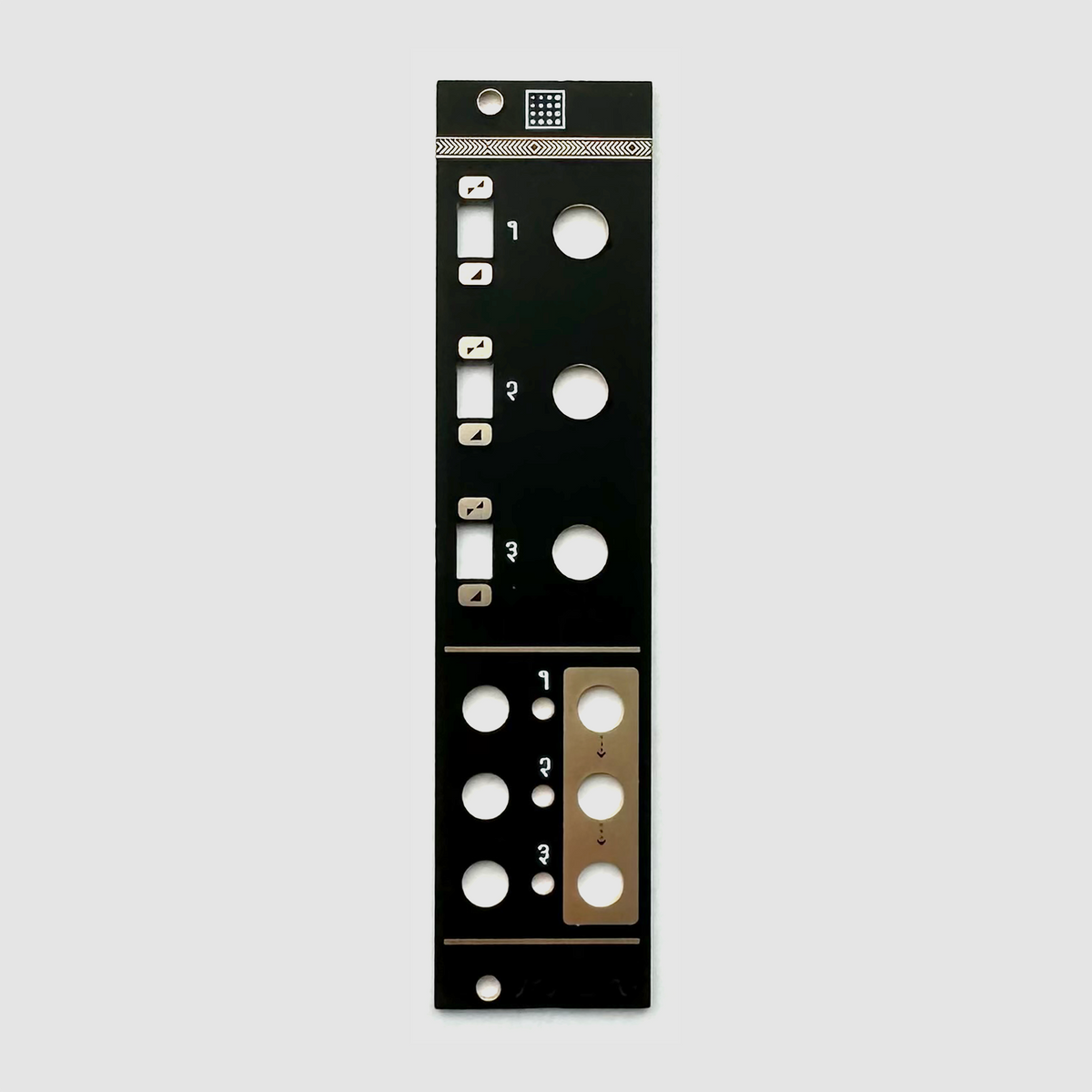 Black panel for Mutable Instruments Shades – Oddvolt - Eurorack Panels ...