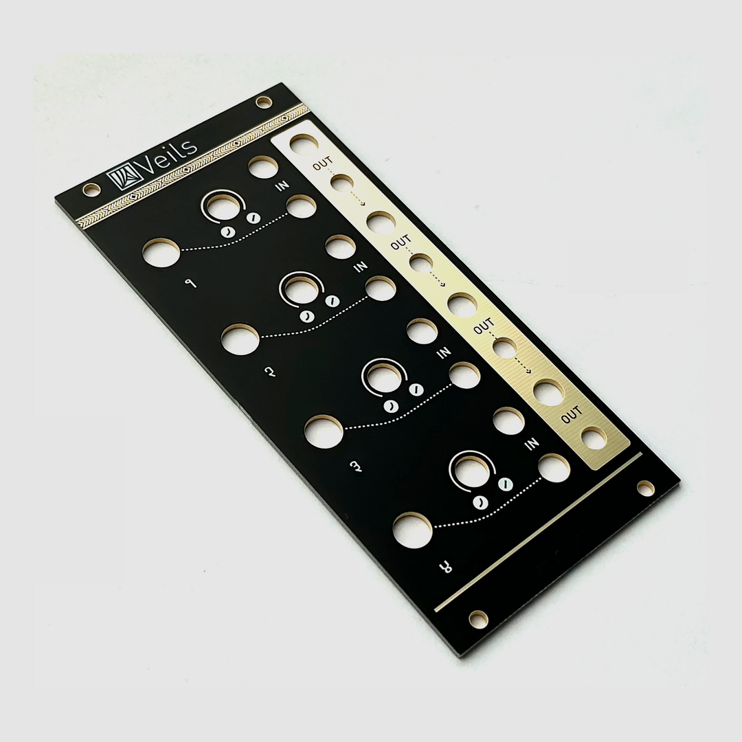 Black panel for Mutable Instruments Veils – Oddvolt - Eurorack Panels ...